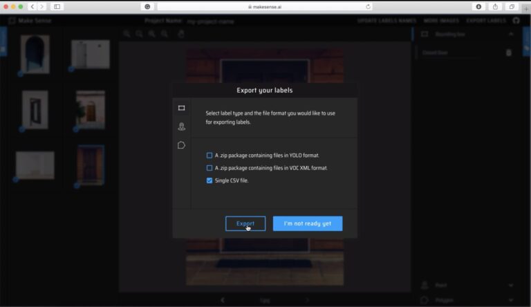 How to Annotate Your Images Using the MakeSense Tool | Xailient